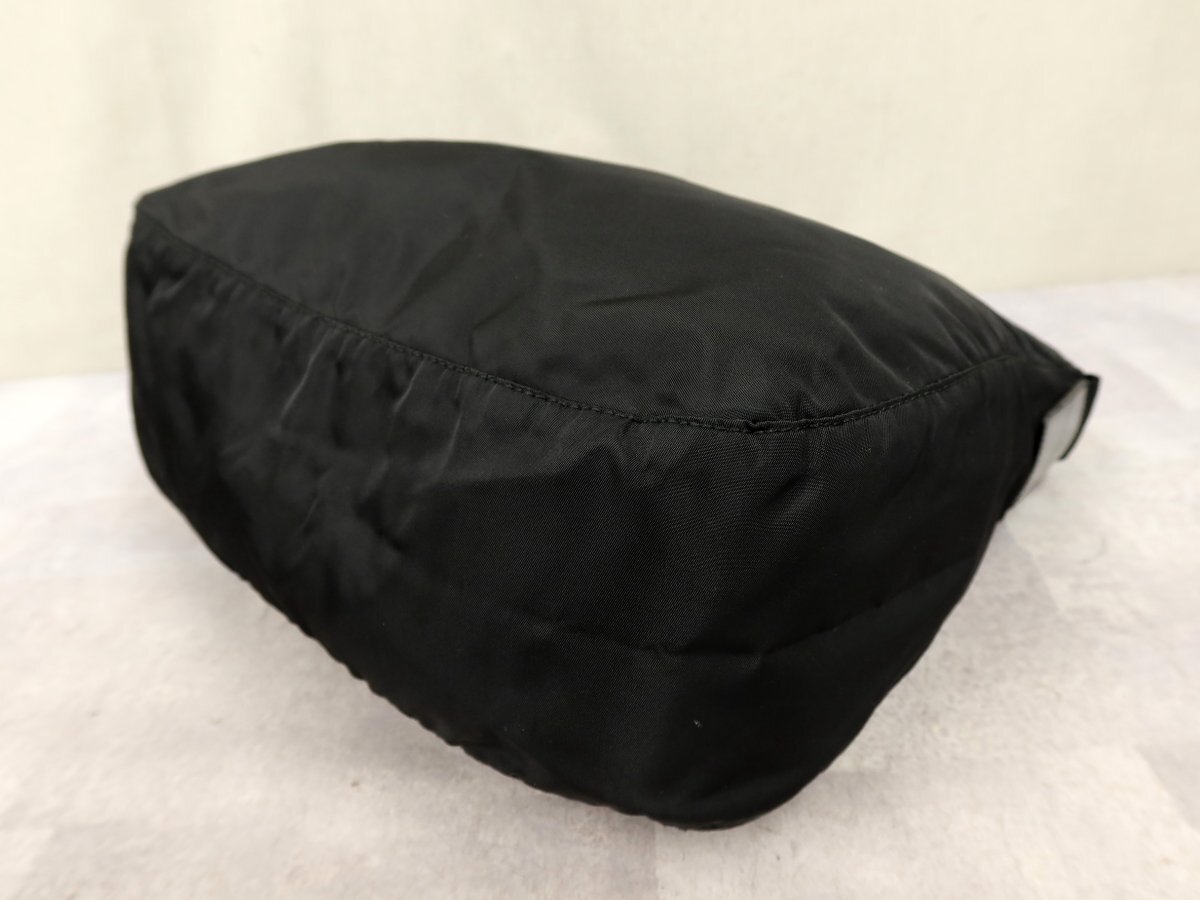 超 PRADA プラダ 三角ロゴプレート ポコノ ナイロン カーフ レザー 本革 ショルダー バッグ 黒 SV金具 B5 書類 収納 Js58968(ショルダーバッグ)｜売買されたオークション ...