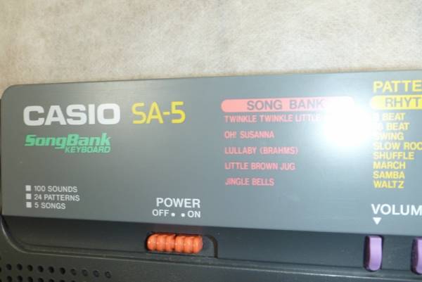 CASIO SA-5 Song Bank KEYBOARD キーボード(ピアノ)｜売買されたオークション情報、yahooの商品情報をアーカイブ ...