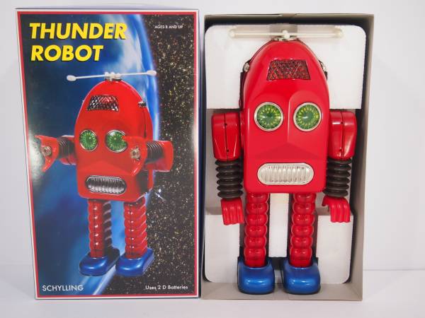 箱付き サンダーロボット 復刻版 THUNDER ROBOT SCHYLLING(ロボット)｜売買されたオークション情報、yahooの商品情報をアーカイブ公開 - オークファン（aucfan.com）