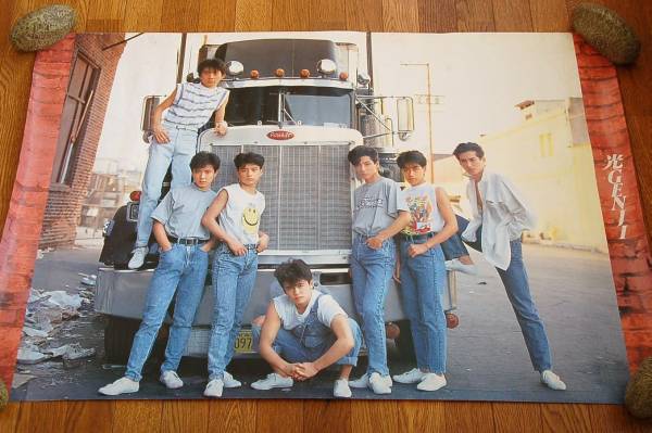 ポスター615×614-BIG SIZE 光GENJI-全員集合 Johnny Company(光GENJI)｜売買されたオークション情報 ...