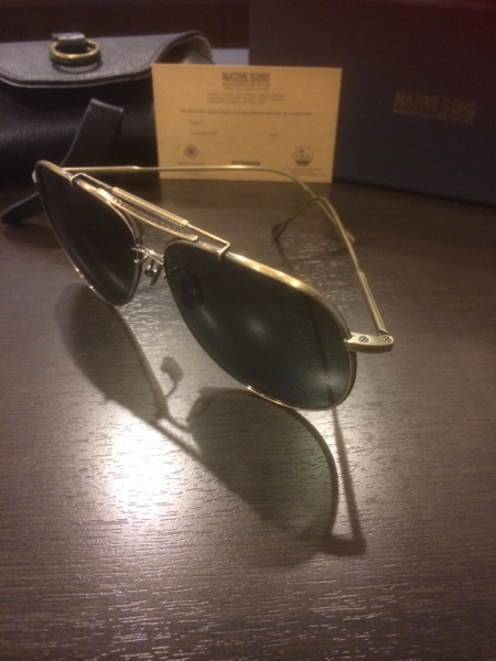 NATIVE SONS THOMPSON ネイバーフッド col.GOLD16K 一円スタート(金属フレーム)｜売買されたオークション情報 ...