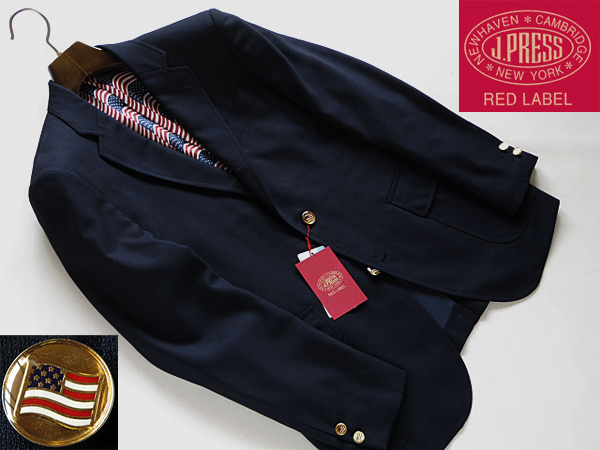 Jプレス J PRESS RED LABEL 紺ブレザー ジャケット AB4(男性用)｜売買されたオークション情報、yahooの商品情報を ...