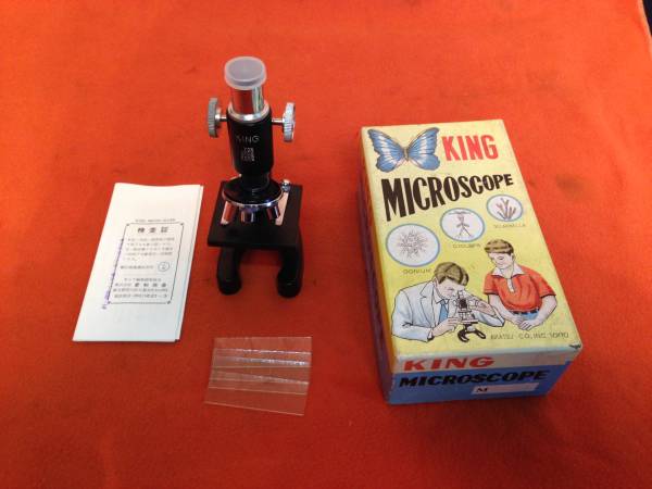 小型顕微鏡 KING MICROSCOPE 作動確認済(顕微鏡)｜売買されたオークション情報、yahooの商品情報をアーカイブ公開 ...