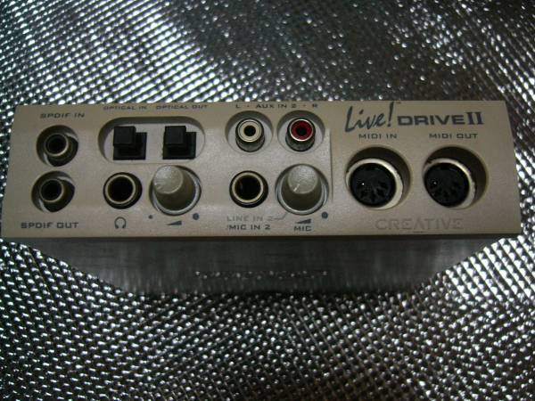 Creative Live Drive II CT4860(サウンドカード)｜売買されたオークション情報、yahooの商品情報をアーカイブ公開 ...