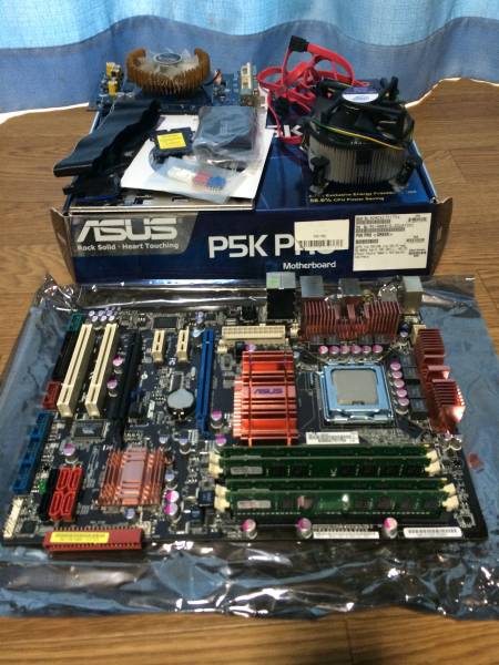 ASUS P5K-PRO+Core 2 Duo E6850+メモリ4GB+8600GT(ASUSTeK)｜売買されたオークション情報 ...