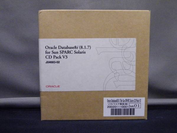 Oracle Database 8i for Sun SPARC Solaris CD Pack V3(データベース)｜売買されたオークション ...