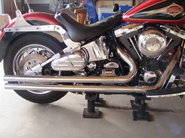 FLSTF FLSTC ソフテイル ロングショットガンマフラー(ハーレーダビッドソン用)｜売買されたオークション情報、yahooの商品情報をアーカイブ公開 - オークファン（aucfan.com）