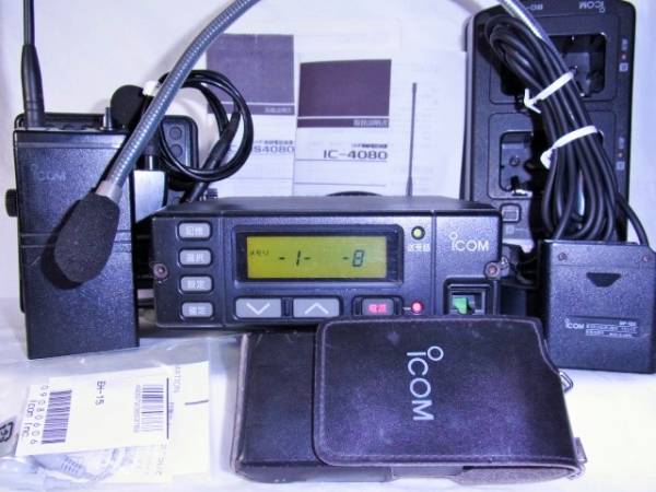 ICOM 作業用無線機 同時通話型 IC-MS4080+IC4080(ハンディ)｜売買されたオークション情報、yahooの商品情報をアーカイブ ...