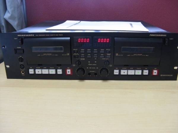 marantz/PMD510/キャノン入出力/業務用デュアルカセットデッキ/(レコーディング、PA機器)｜売買されたオークション情報 ...