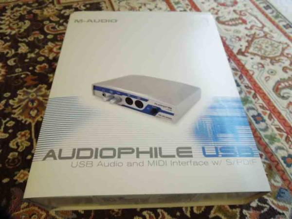 M-AUDIO Audiophile USB MUSBAPC ASIO対応/24bitUSB(ヘッドフォンアンプ)｜売買されたオークション情報 ...