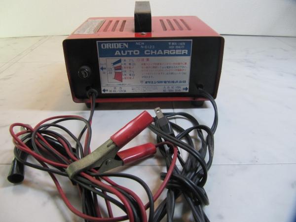 ORIDEN AUTO CHARGER N-6123 オリエンタル電気(充電器)｜売買されたオークション情報、yahooの商品情報をアーカイブ ...