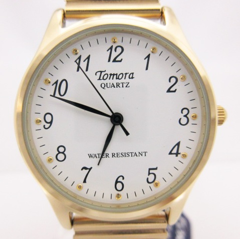 日本製 Tomora/トモラ 腕時計 蛇腹バンド 金 1年保証 ⑥(3針（時、分、秒）)｜売買されたオークション情報、yahooの商品情報を ...