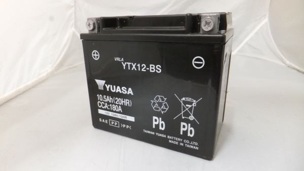 1円start 良品 台湾ユアサ YTX12-BS 互換FTX12-BS(バッテリー)｜売買されたオークション情報、yahooの商品情報を ...