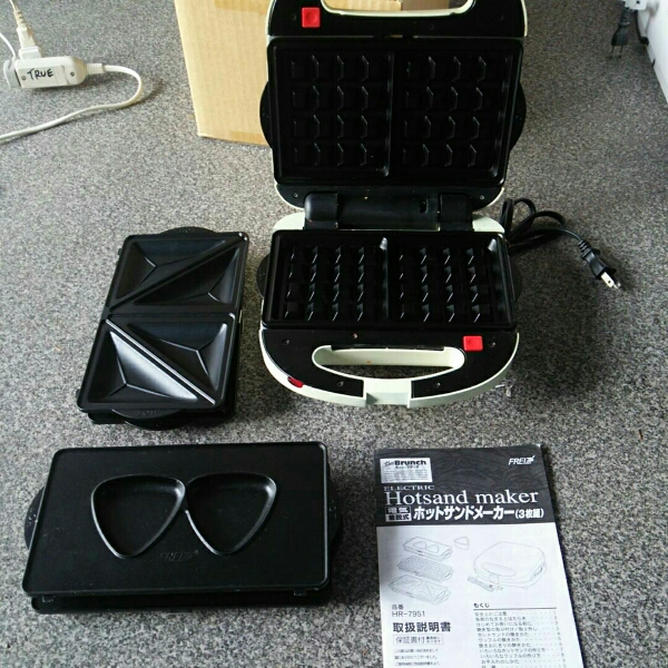 FREIZ 電気着脱式 ホットサンドメーカー HR-7951(サンドメーカー)｜売買されたオークション情報、yahooの商品情報をアーカイブ ...