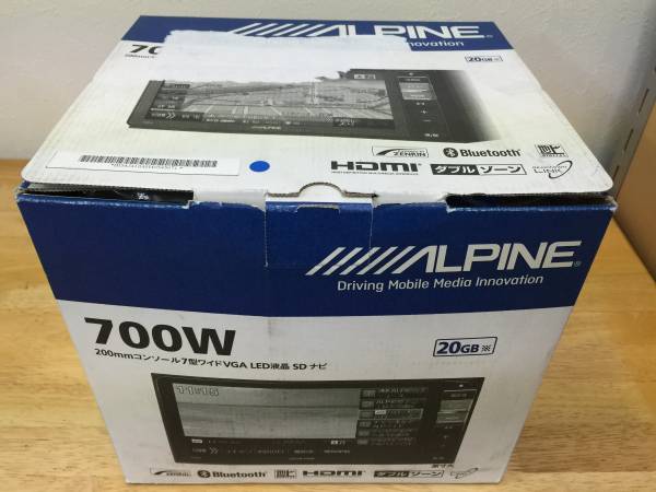 アルパイン ALPINE 200㎜ワイド 7型 SDナビ 700W '14年 展示品(アルパイン)｜売買されたオークション情報、yahooの ...