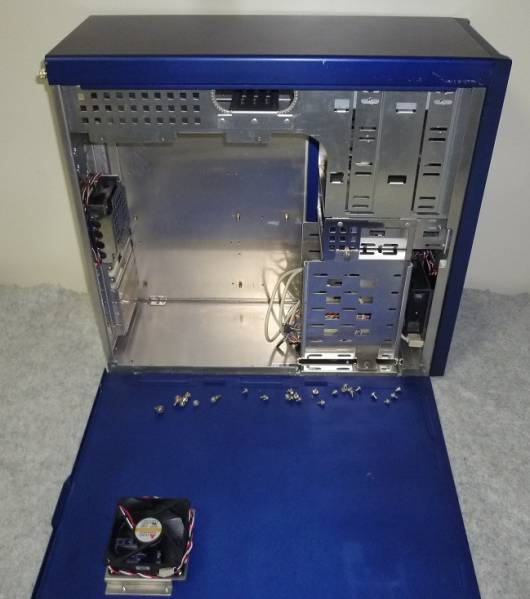 WiNDy MT-PRO 1100 BME ブルーメタリック アルミ ATX(ATXミドルタワー)｜売買されたオークション情報、yahooの ...