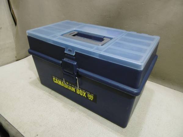 CANADIAN BOX タックルボックス 380W 37X21X21cm 中身おまけ(タックルボックス)｜売買されたオークション情報 ...