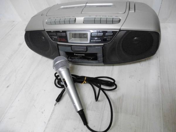 パナ RX-DT36 CD/Wラジカセ CD→TAPE→TAPEダビング マイク付(その他)｜売買されたオークション情報、yahooの商品情報 ...