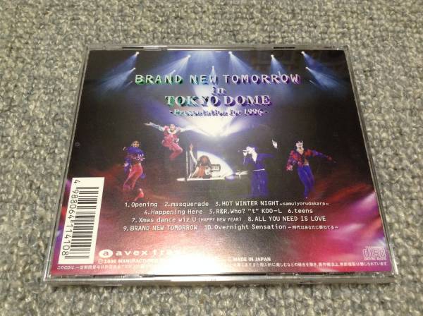 trf BRAND NEW TOMORROW in TOKYO DOME 1996 ライブアルバムCD(TRF)｜売買されたオークション情報 ...