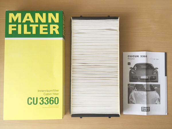 ポルシェ用 エアコンフィルター 986 996 987 997 MANN CU3360(エアコンフィルター)｜売買されたオークション情報、yahooの商品情報をアーカイブ公開 - オークファン ...