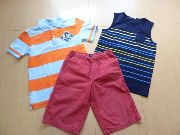 GU&GAP 140150 タンクトップ ポロシャツ ハーフパンツ(140（135～144cm）)｜売買されたオークション情報、yahooの商品情報をアーカイブ公開 - オークファン ...