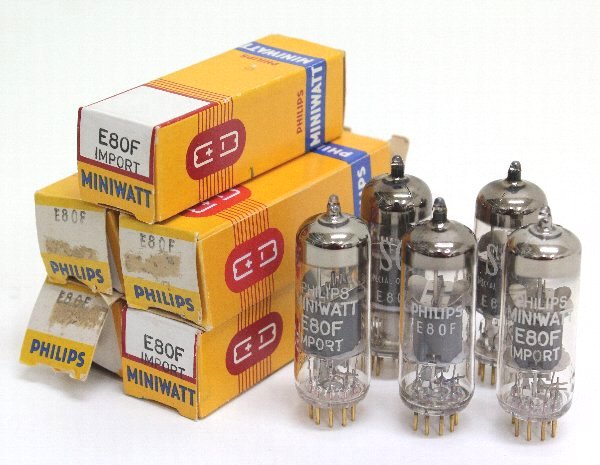 el95 PHILIPS MINIWATT E80F EF86互換 SQ 高信頼度管 5本(真空管)｜売買されたオークション情報、yahooの商品情報をアーカイブ公開 - オークファン ...