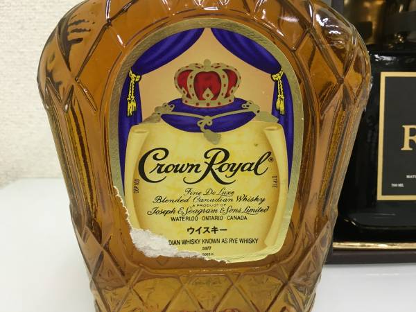 SUNTORYサントリー ROYALロイヤル 12年 箱付 未開栓+SUNTORYサントリー CROWN ROYAL 未開栓(日本)｜売買され ...