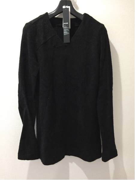 julius ユリウス ジャージウール ニット 2 黒 /devoa(男性用)｜売買されたオークション情報、yahooの商品情報をアーカイブ公開 - オークファン（aucfan.com）