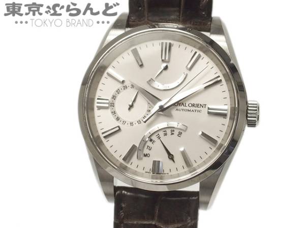 101215857 ロイヤルオリエント レトログラード WE0021JD 自動巻 腕時計 AT パワーリザーブ 新同品 10(オリエント ...