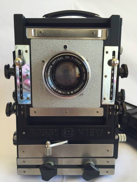 BOSSY VIEW ボッシービュー 弥生精工 蛇腹カメラ FUJINON W S 1:5.6/210 レンズ付き FUJI MS-1付き M ...