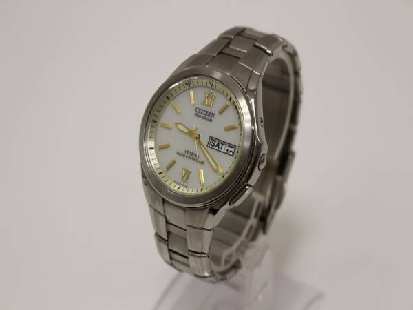 可動品 シチズン アテッサ エコドライブ ラジオコントロール メンズ腕時計 R039(アテッサ)｜売買されたオークション情報、yahooの商品 ...