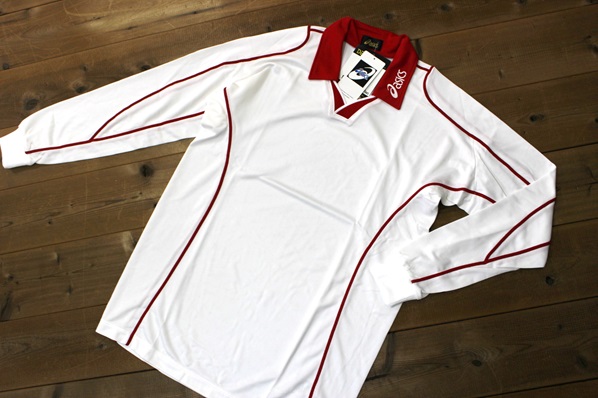 アシックス asics 日本製 サイバードライ DERMACUT 訳あり 4次元アパレル製品 プラシャツ 白 XW1278-0123-O 三 ...