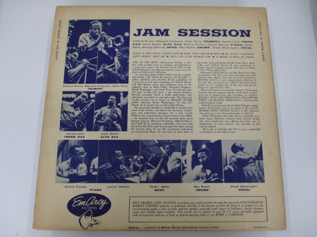 CLIFFORD BROWN/JAM SESSION EMARCY MG-36002(ジャズ一般)｜売買されたオークション情報、yahooの ...