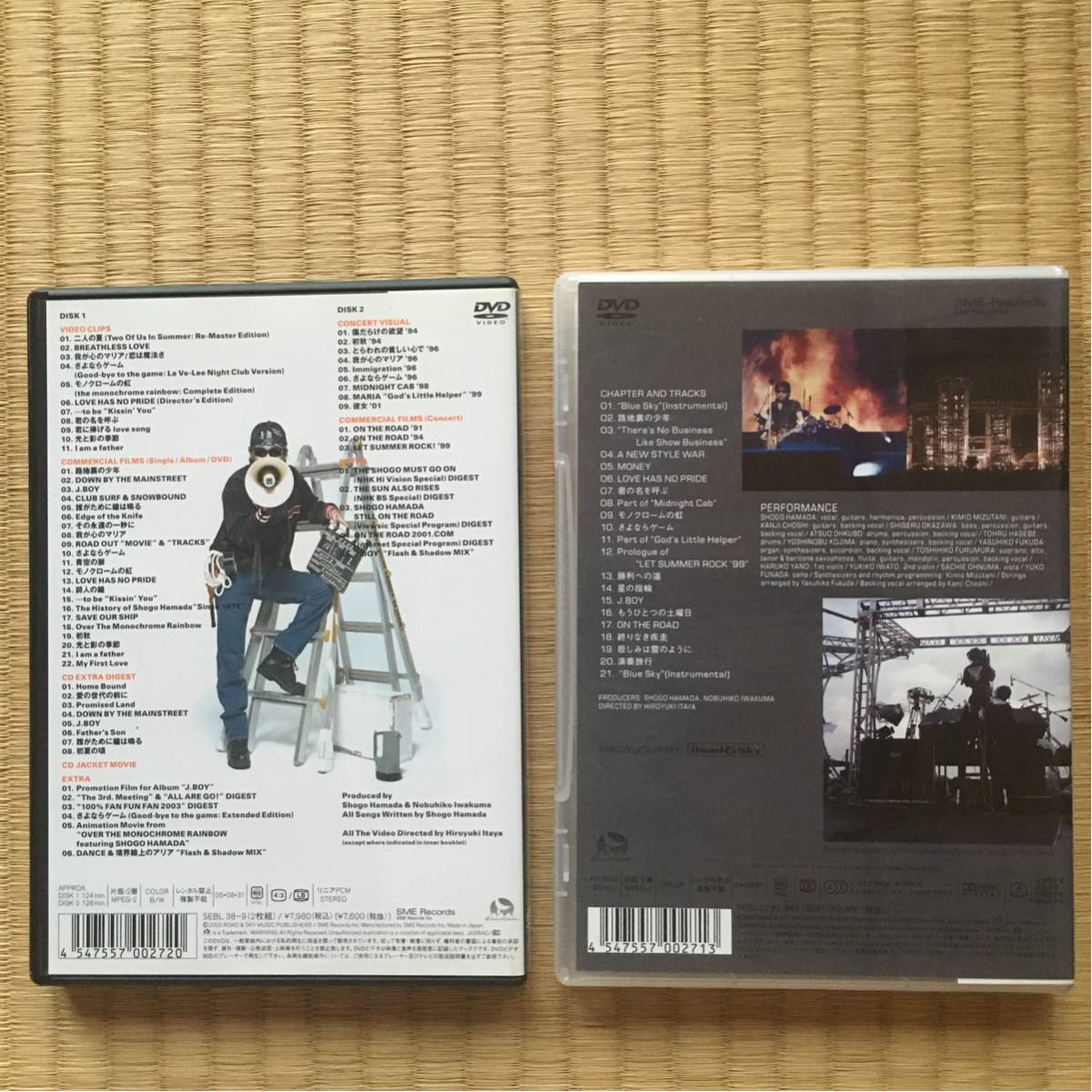 浜田省吾 DVD Flash & Shadow SHOGO HAMADA VISUAL COLLECTION / ON THE ROAD 2001 WE ARE STILL ON THE ...