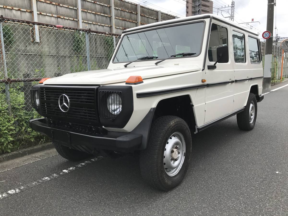 昭和62年 ゲレンデヴァーゲン W460 300GDロング ディーラー車 ディーゼルエンジン ナローボディ 同色オールペイント済 右ハンドル ...