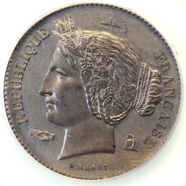 フランス 1848年 フランス リバティーヘッド 10セント貨 10サンチーム PCGS SP62 MAZARD(ヨーロッパ)｜売買された ...