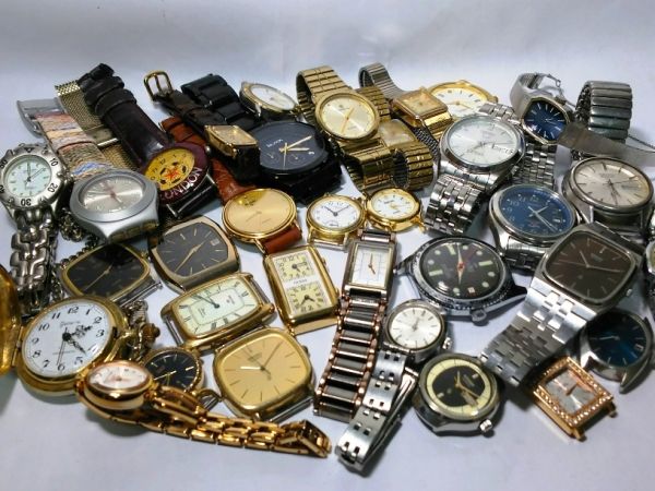 M77 SEIKO/CITIZEN/NIVADA/ELGIN/YSL/RUBY/ORIENT/RICOH/TIMEX他 腕時計/懐中時計 ...