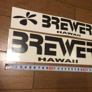 BREWER HAWAII 2枚セット ステッカー(ステッカー)｜売買されたオークション情報、yahooの商品情報をアーカイブ公開 ...