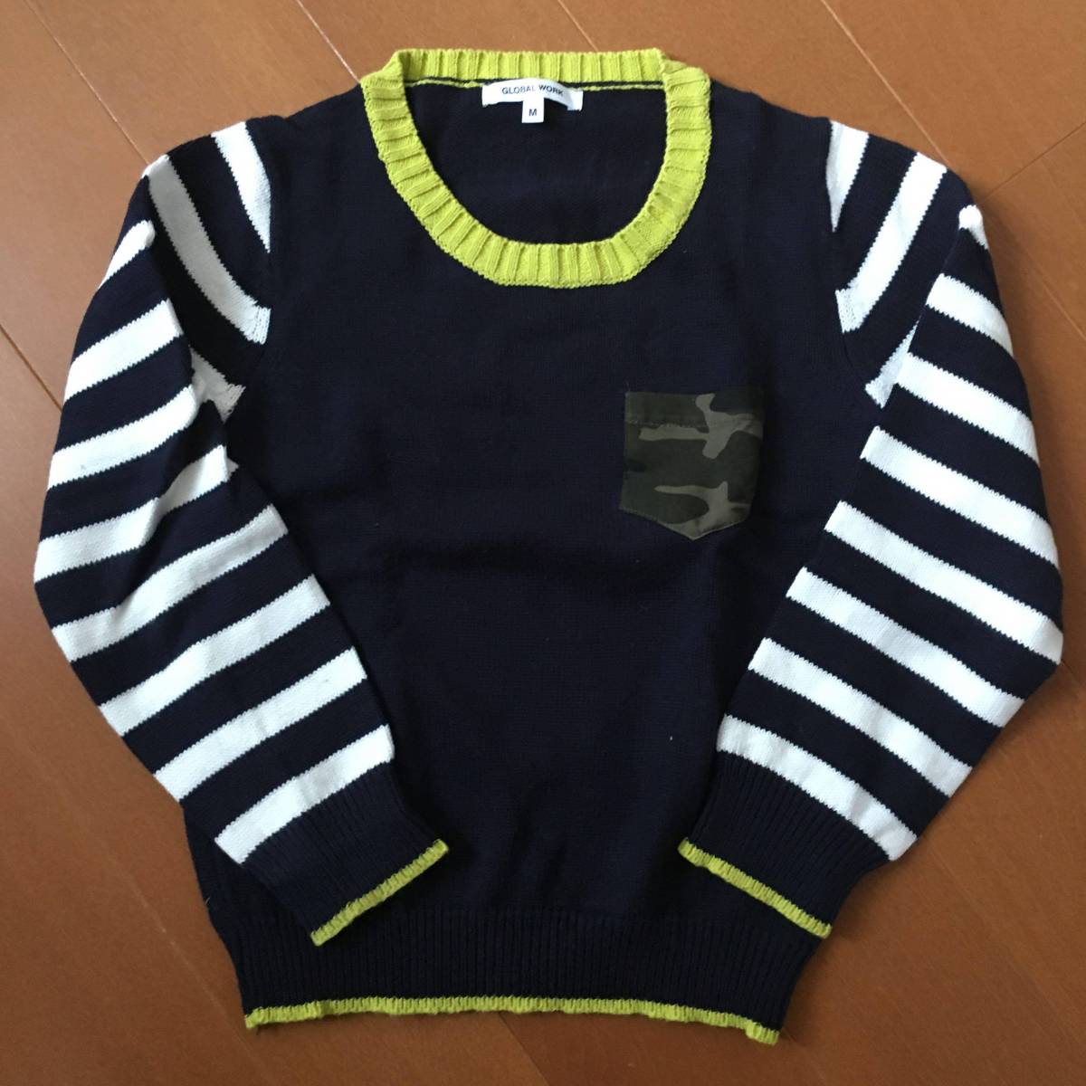 GLOBAL WORK 子供用ニットM 100-110(110（105～114cm）)｜売買されたオークション情報、yahooの商品情報をアーカイブ公開 - オークファン（aucfan.com）
