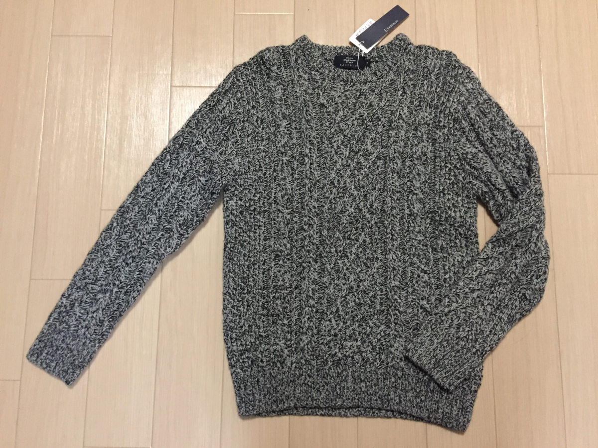 RAGEBLUE レイジブルー ウール/霜降り/アルパカ混/ケーブル編み/クルーネック/ニット/セーター Mサイズ グレー(レイジブルー)｜売買されたオークション情報、yahooの商品情報を ...