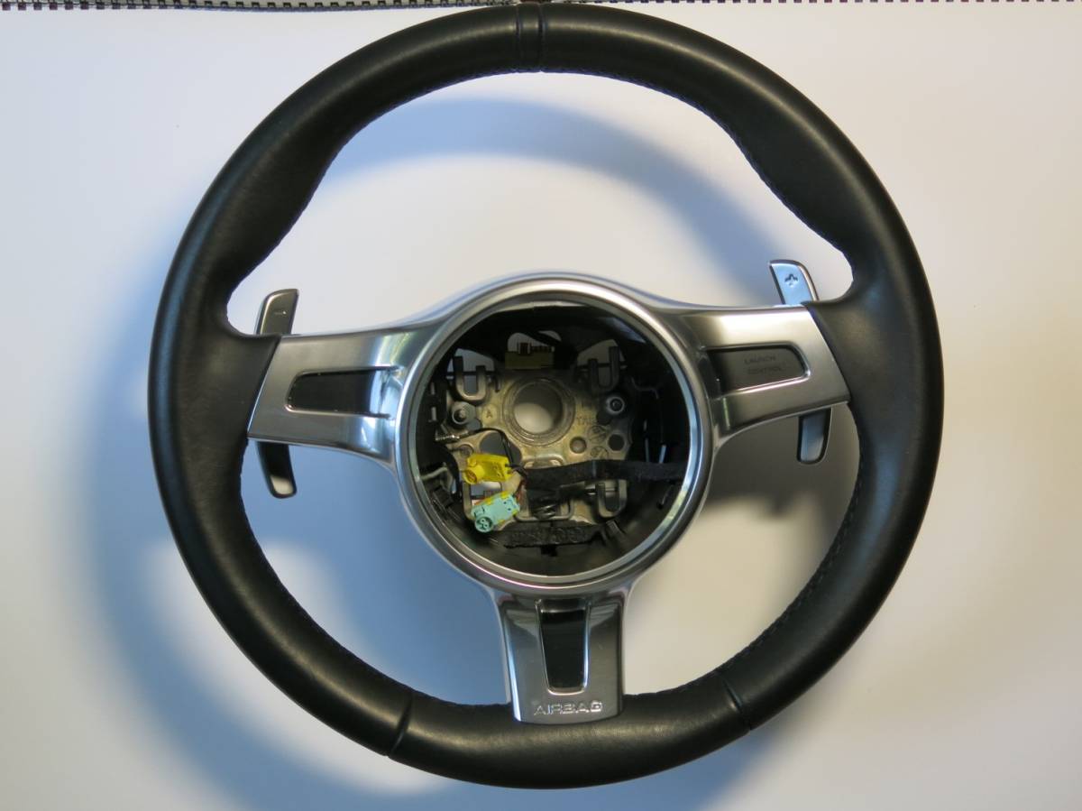ポルシェ 997 987 純正 PDKパドルシフト付きスポーツステアリング(ステアリング、ハンドル本体)｜売買されたオークション情報、yahooの商品情報をアーカイブ公開 - オークファン ...