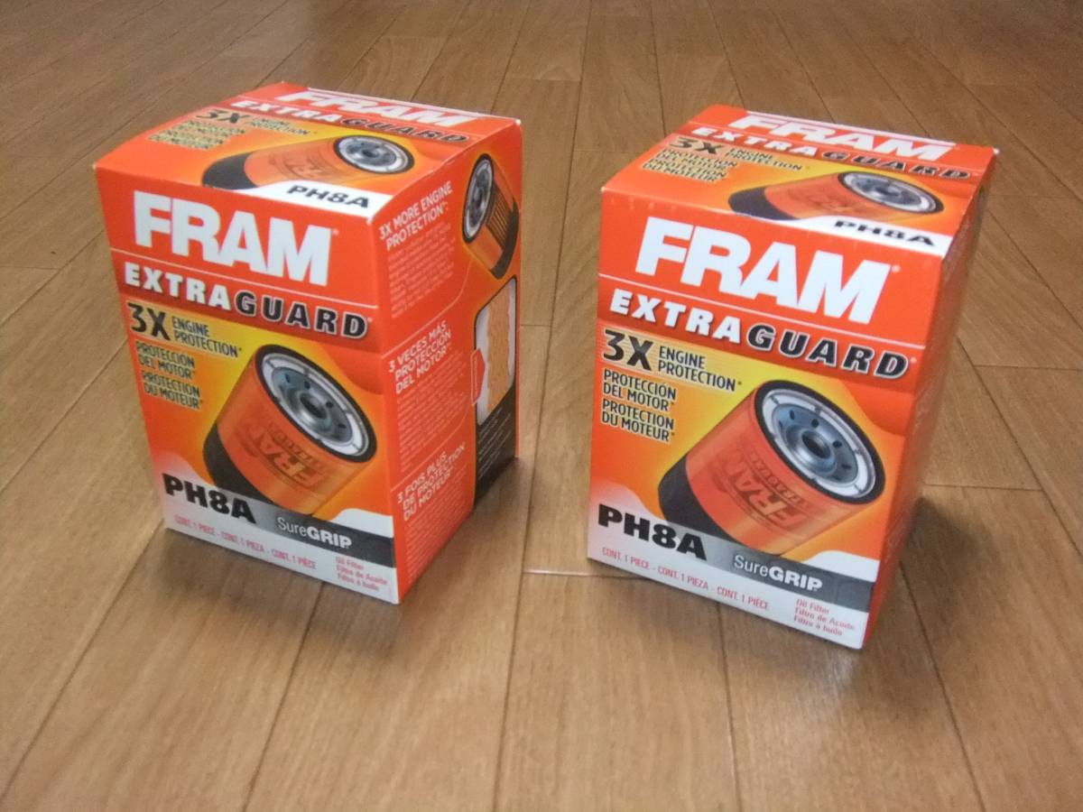 FRAM エクストラガード エンジンオイルフィルター PH8A 2個セット(オイルフィルター)｜売買されたオークション情報、yahooの商品 ...