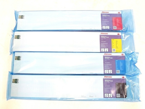 Mimaki SS21 ソルベントインク カートリッジ シアン イエロ マゼンタ ブラック SPC-0501C SPC-0501Y SPC ...