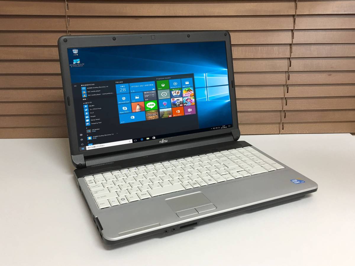 Win10 SSD 128G Core i3 2.26GHz 2G 15.6型ワイド Fujitsu LIFEBOOK A530/AX(15 ...