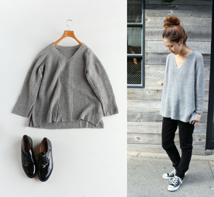 フレームワーク グレーのアルパカ混セーター スピック&スパン FRAMeWORK ニット Spick&Span(フレームワーク)｜売買されたオークション情報、yahooの商品情報をアーカイブ ...