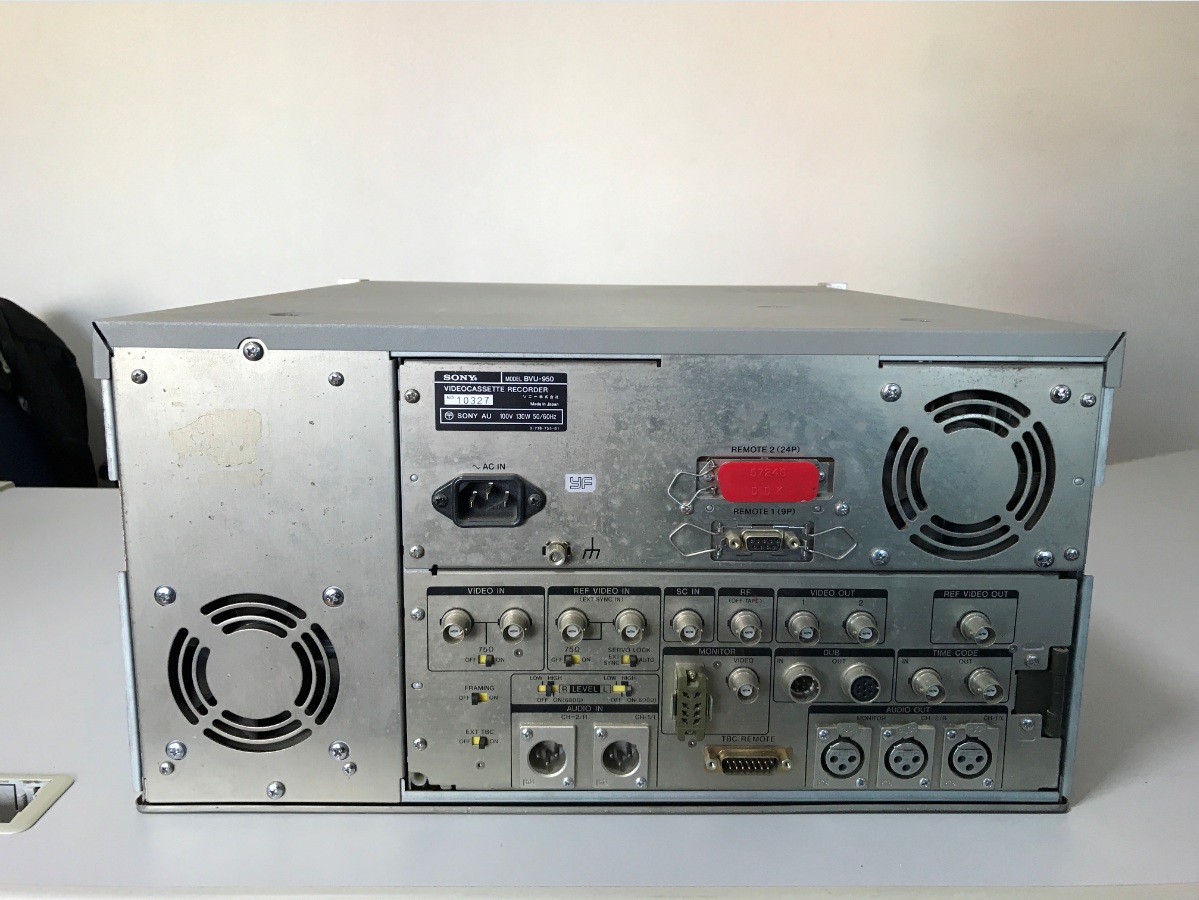 稀少 U-matic SP/SONY/ソニー BVU-950 SONY BVU-950 VIDEOCASSETTE RECORDER U ...