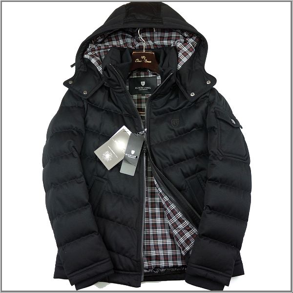 BLACK LABEL CRESTBRIDGE ブラックレーベル クレストブリッジ 内側ノバチェック柄 ダウンベストライナー付き ダウン ...