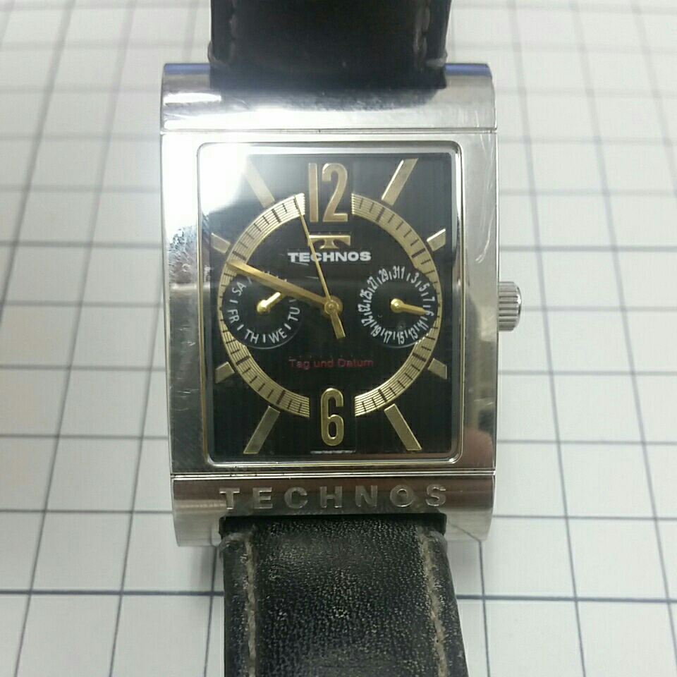 1円 テクノス TECHNOS T2046 メンズ腕時計 クオーツ シルバー×ブラック mo(テクノス)｜売買されたオークション情報、yahooの商品情報をアーカイブ公開 - オークファン ...