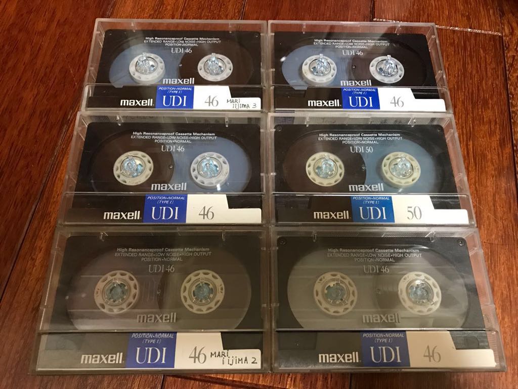 マクセル UD1 46分／50分 カセットテープ Maxell 6本セット 録音済み ノーマル クリックポスト発送 送料164円(記録媒体 ...