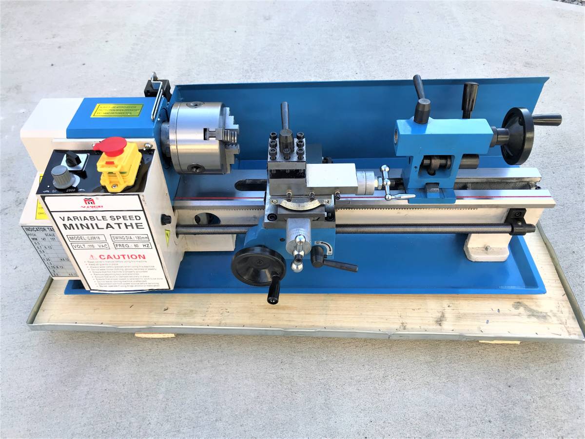 即納 1円 新型 ミニ 小型 卓上旋盤 MINI LATHE CJ0618 高出力550W(卓上旋盤)｜売買されたオークション情報、yahoo ...